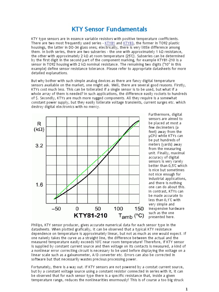 Optimizing Temperature Measurements Using KTY Sensors: A Guide to ...
