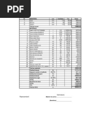 Deviz Lucrări Construcții Detaliat | PDF
