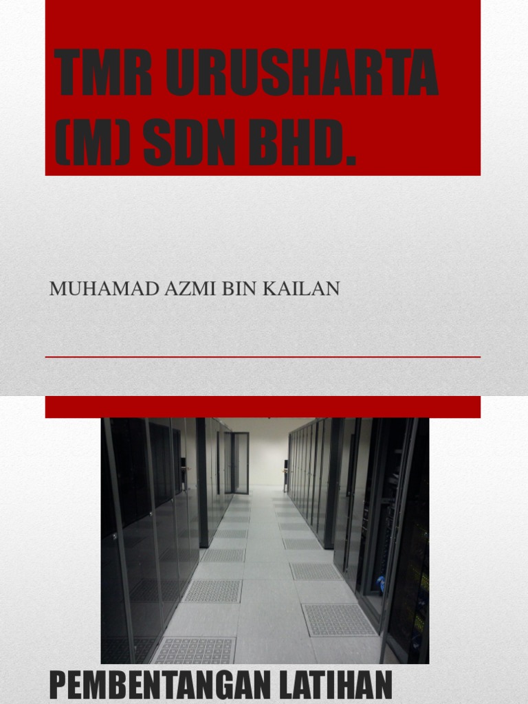 TMR Urusharta (M) SDN BHD | PDF