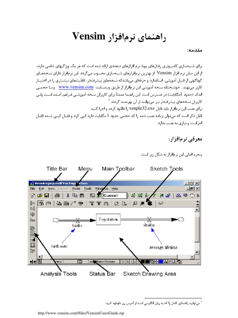 راهنمای نرم‌افزار Vensim برای شبیه‌سازی | PDF | Business | Technology ...