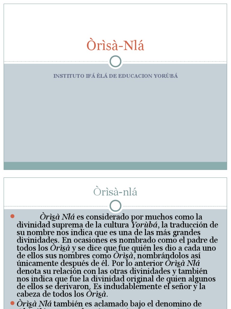 Orishanla | PDF | Religión y creencia | Science