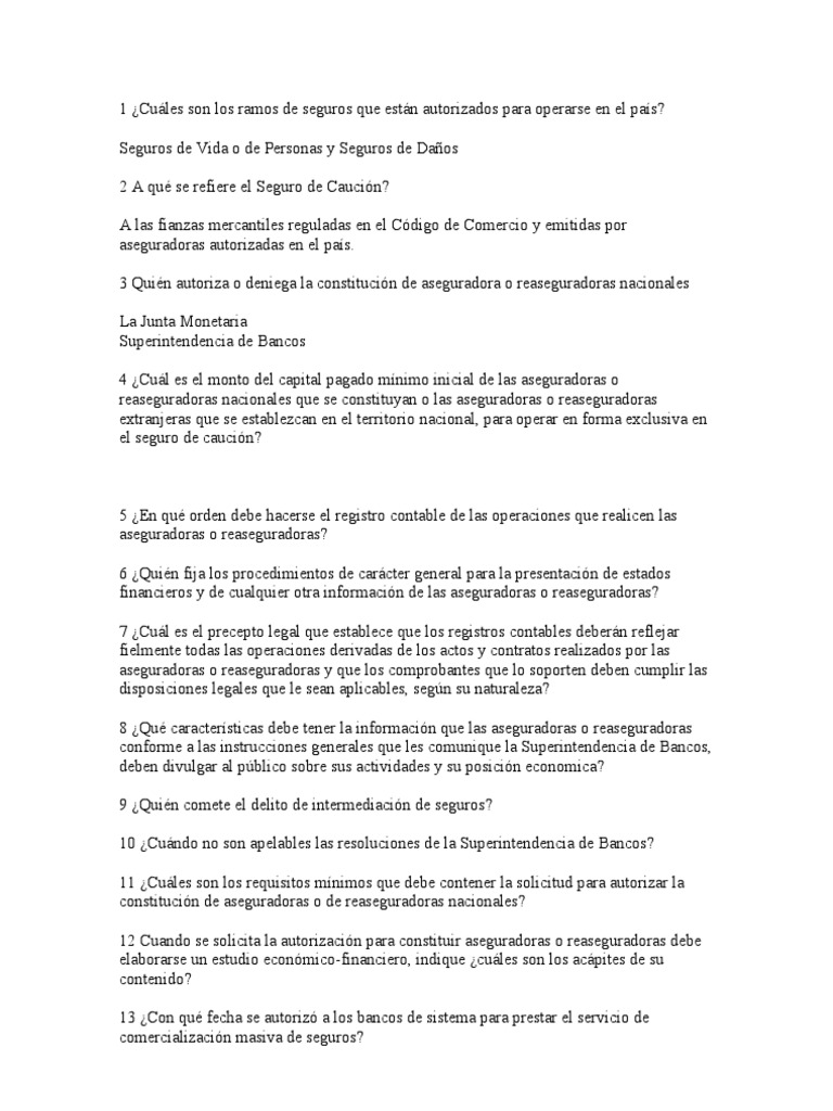 Trabajo de Investigación Aseguradoras y Reaseguradoras | PDF | Seguro | Contabilidad