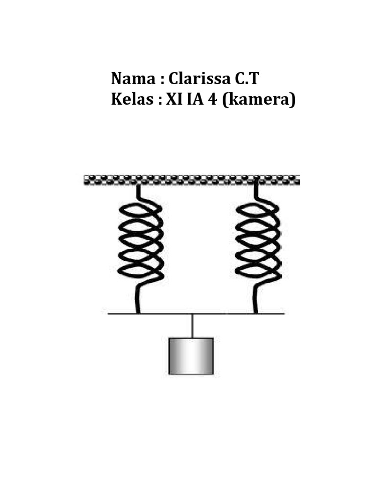 Susunan Pegas Paralel | PDF
