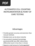 Blood Cell Counter: Methods: Automatic Optical Method Electrical ...