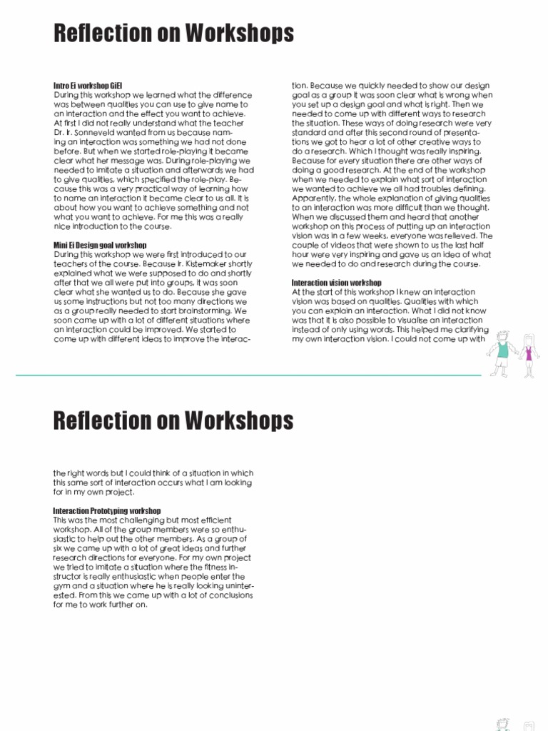 Reflection On Clinics & Workshops | PDF | Cognition | Learning