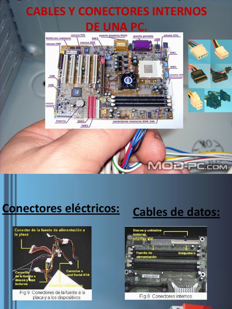 Cables y Conectores Internos de Una PC | PDF