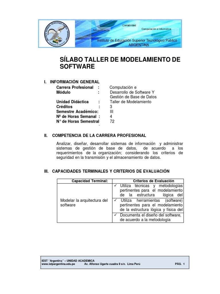 Taller de Modelamiento de Software | PDF | Caso de uso | Lenguaje de ...