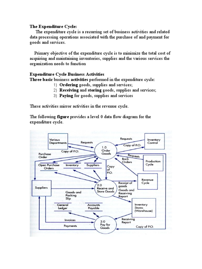 Understanding the Expenditure Cycle | PDF | Inventory | Accountability