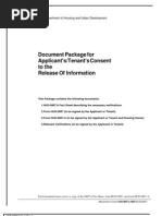 HUD 9887/A Consent Document Package | PDF | Section 8 (Housing ...