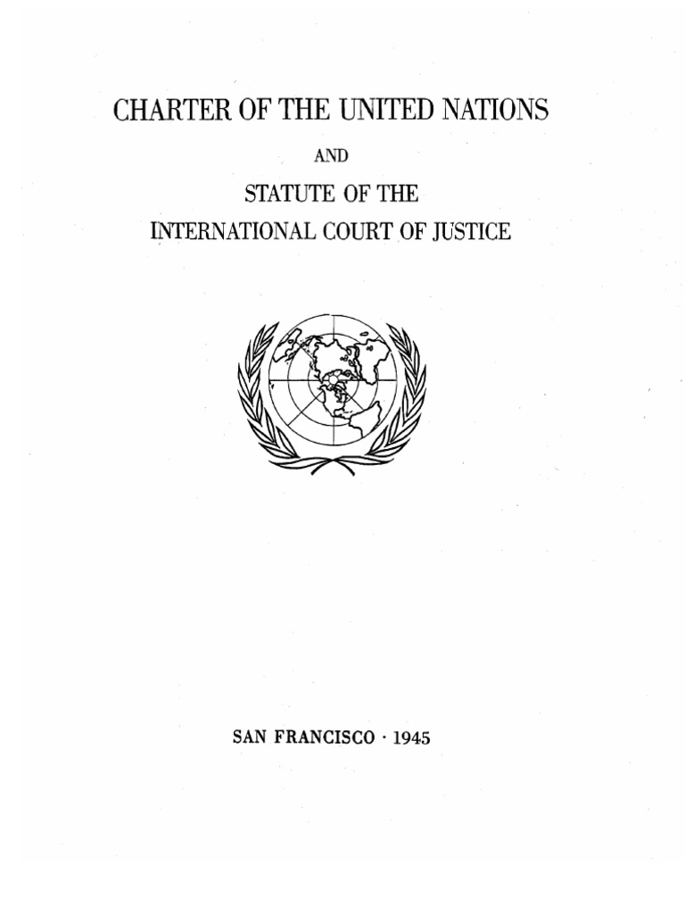Carta De Las Naciones Unidas Carta De Las Naciones Unidas