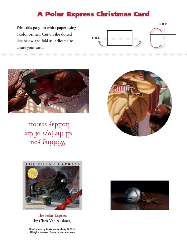 Polar Express Activities - Christmas Card | PDF | Media Technology ...