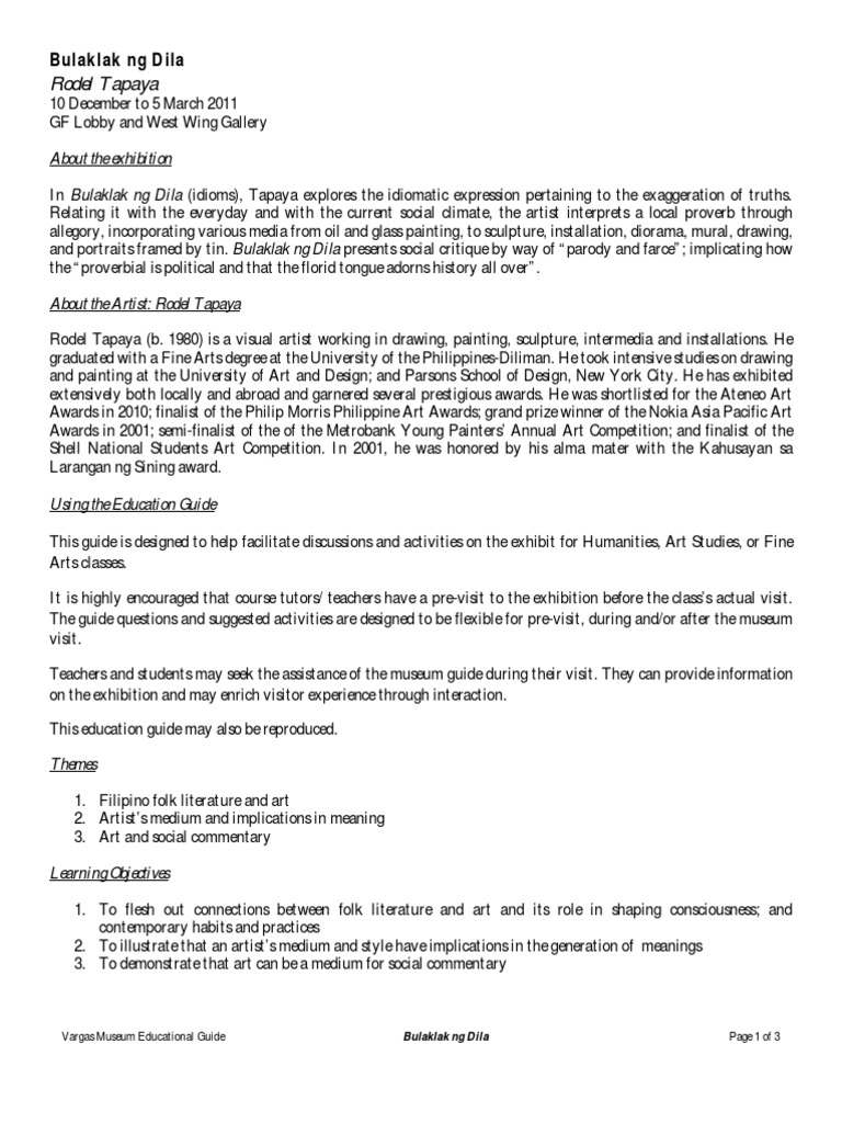 Bulaklak NG Dila | PDF | Mythology | Folklore