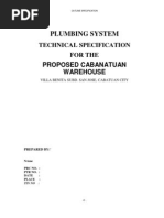 General Plumbing Notes | PDF | Plumbing | Fire Sprinkler System