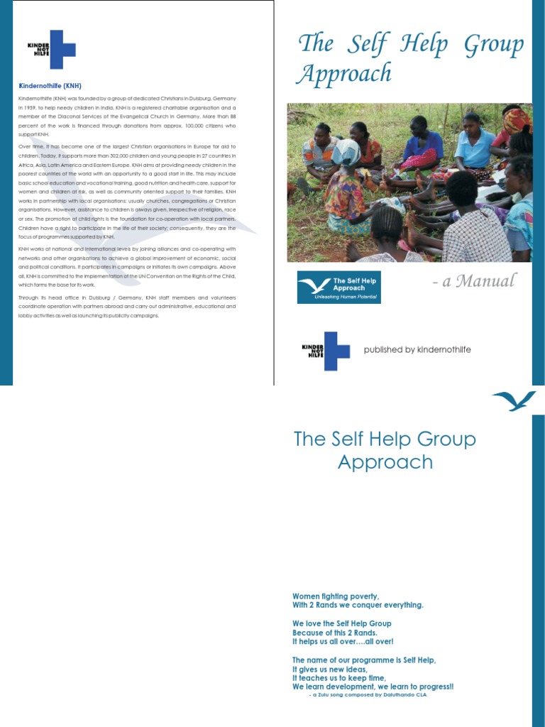 The Self Help Group Approach: SHG Manual | PDF | Poverty | Poverty ...