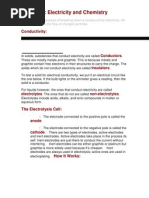 Electrolysis - Chemistry IGCSE Notes | PDF | Ion | Anode