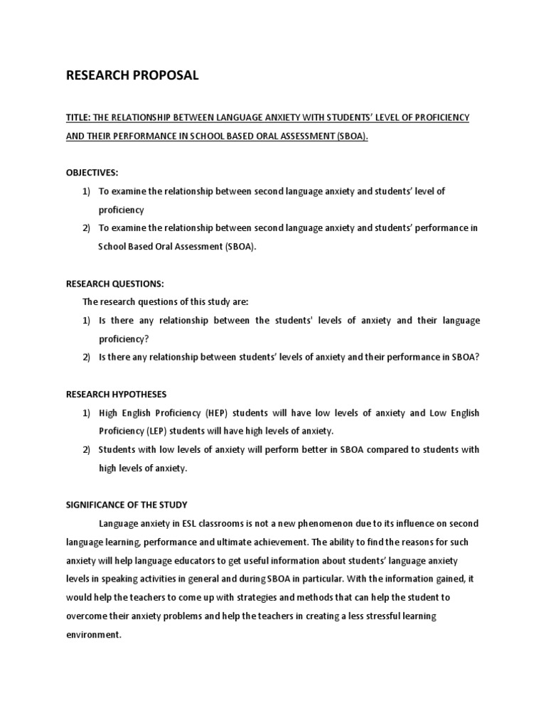Research Proposal | PDF