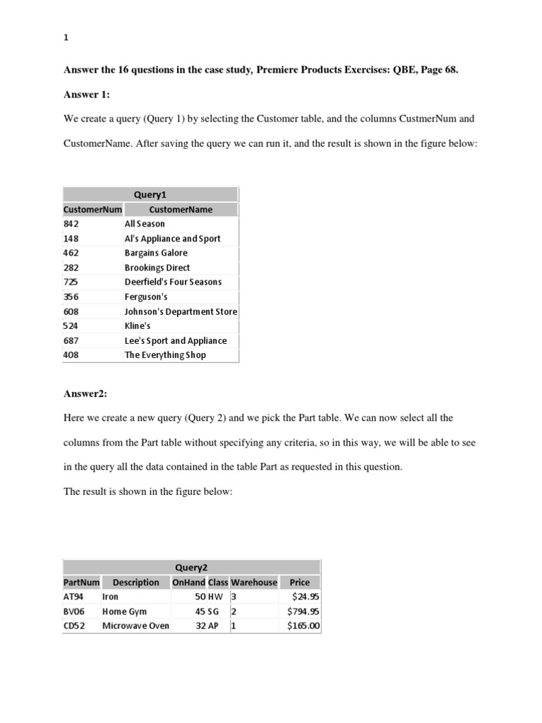 Queries for Sporting Goods Data | PDF | Home Appliance | Domestic ...