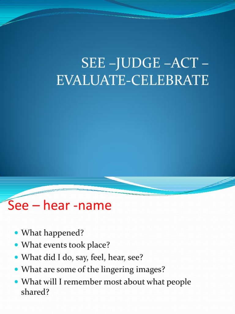 See Judge Act2 | PDF | Cognitive Science | Social Psychology