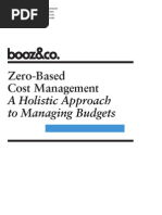 Zero-Based Costing: A New Approach | PDF | Top Down And Bottom Up ...