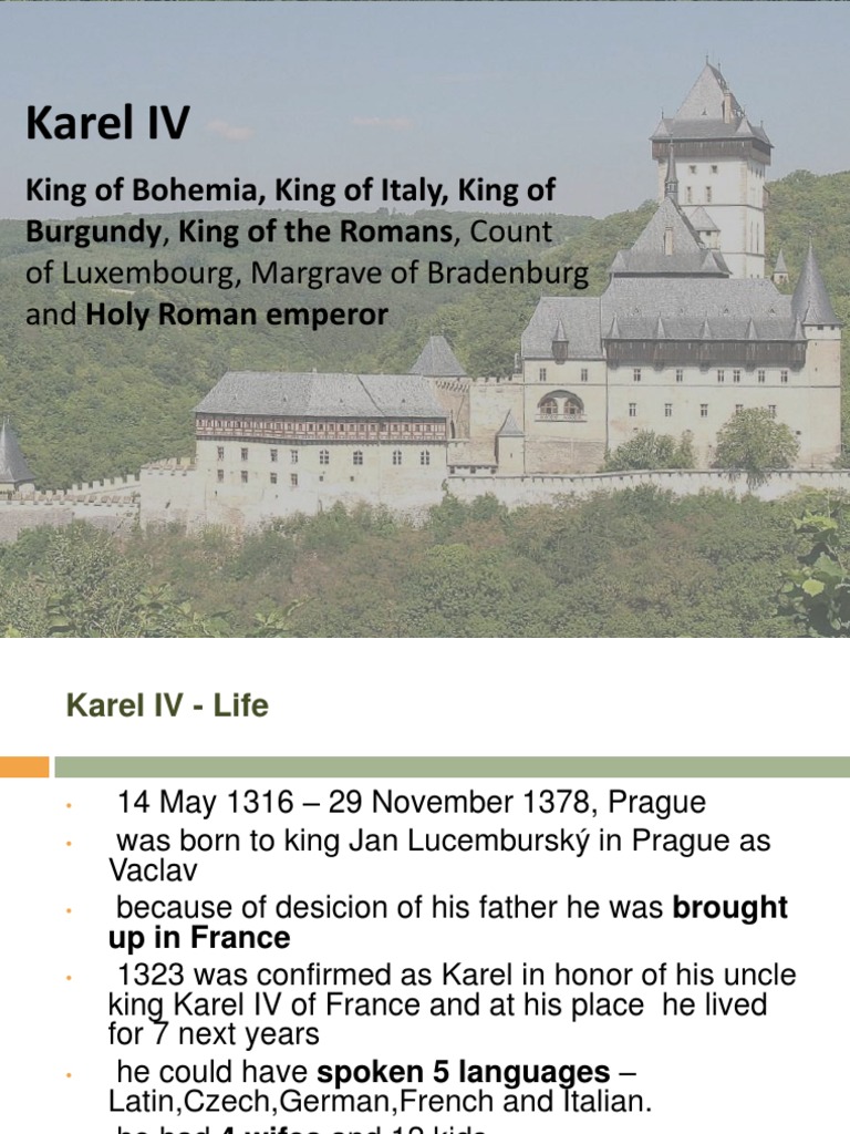 Karel IV | PDF | Prague | Rome