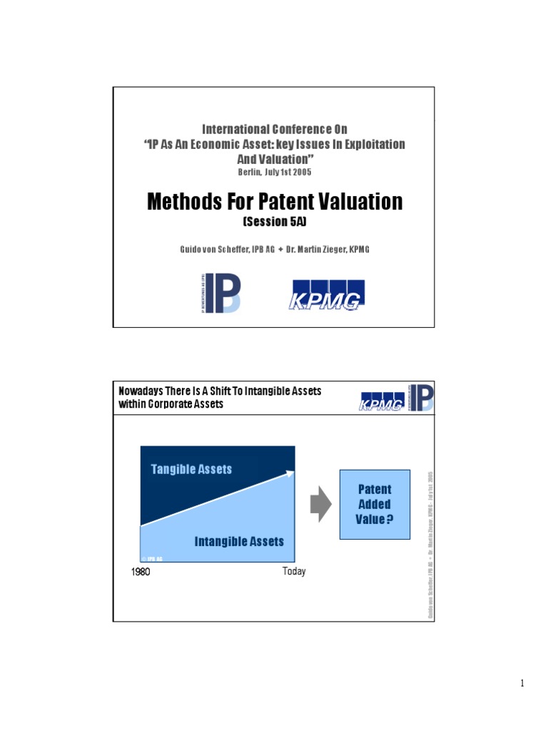 Patent Valuation | PDF | Valuation (Finance) | Discounted Cash Flow