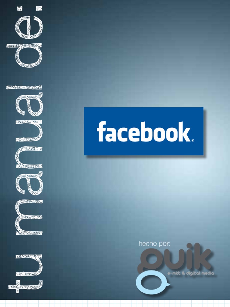 Manual para El Uso de Facebook | PDF | Facebook | Correo electrónico