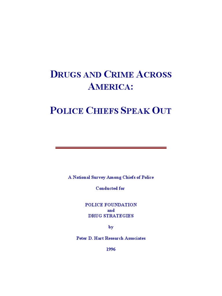 Drugs and Crime Across America (1996) | PDF | Self-Improvement