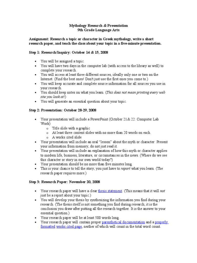 Mythology Research | Download Free PDF | Mythology | Hero