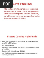 Super Finishing Processes Overview | PDF | Technology & Engineering