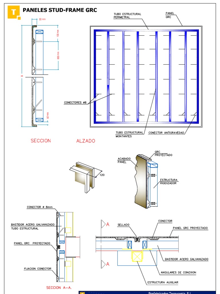 Fabricación Del Stud Frame GRC | PDF