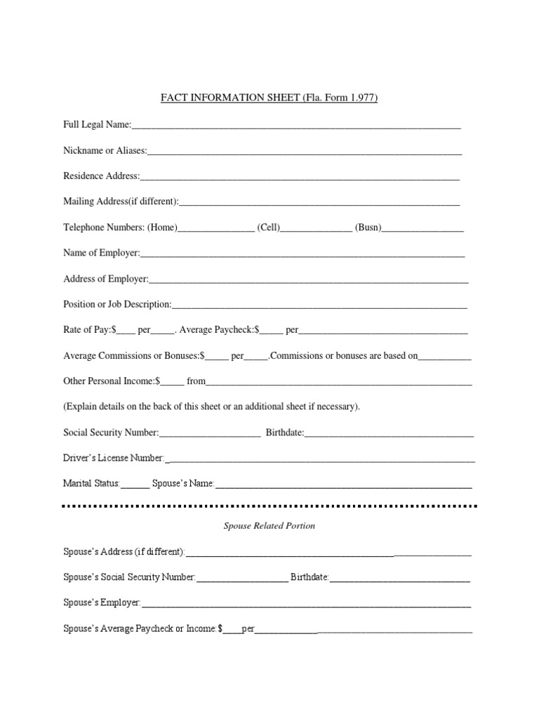Fact Information Sheet | Mortgage Loan | Economies