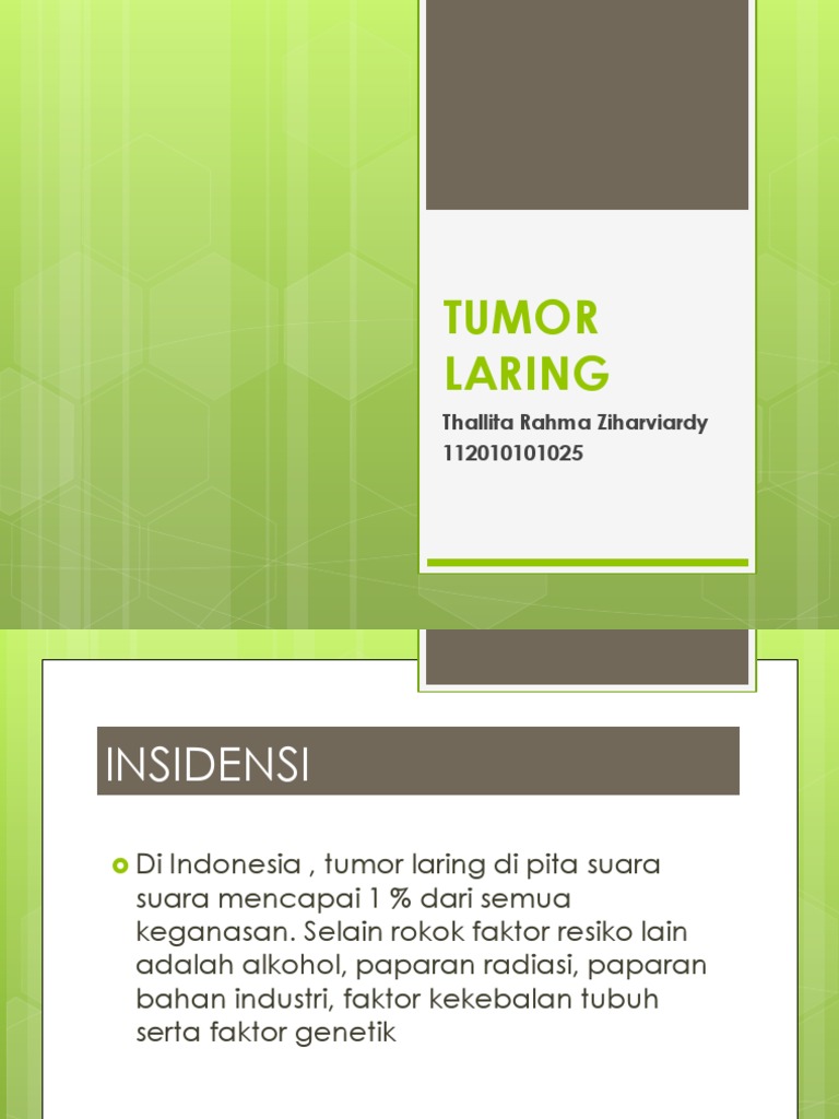 Tumor Laring | PDF