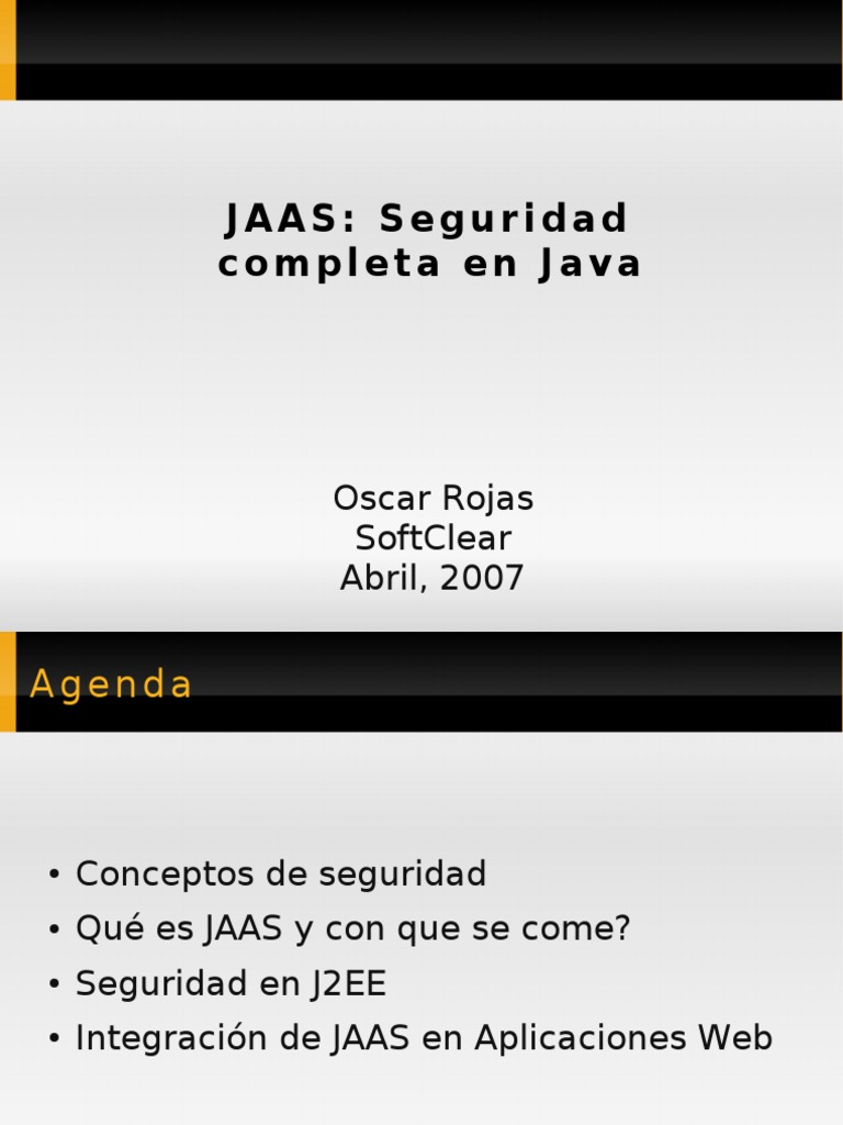 Jaas Omr | PDF | Plataforma Java | Autenticación