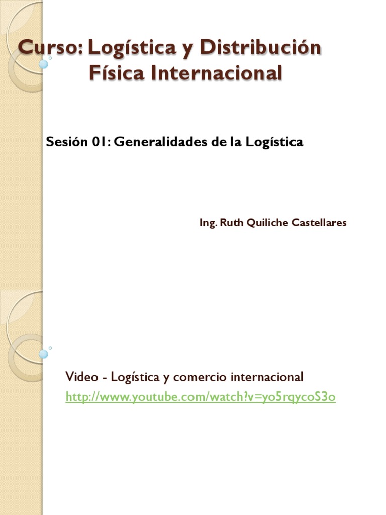 Sesion 01-Generalidades Logistica UPN | PDF | Logística | Distribución ... Sesion 01-Generalidades Logistica UPN | PDF | Logística | Distribución ...