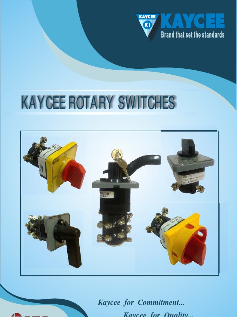 Kaycee Rotary Switches | PDF | Switch | Electricity
