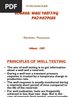 Well Test Analysis: Pressure Buildup | PDF | Logarithm | Fluid Dynamics