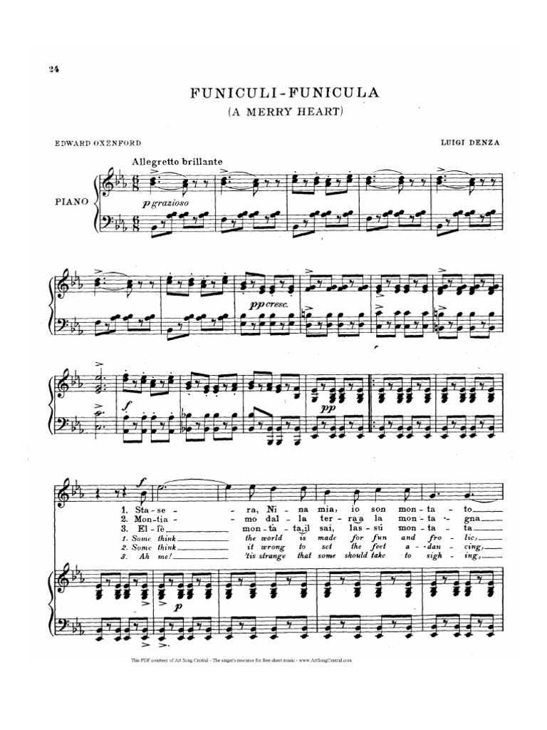 Funiculi - Funicula | PDF