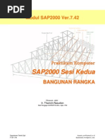 Modul Pengenalan Basic Software Sap 2000 (Shafa) | PDF