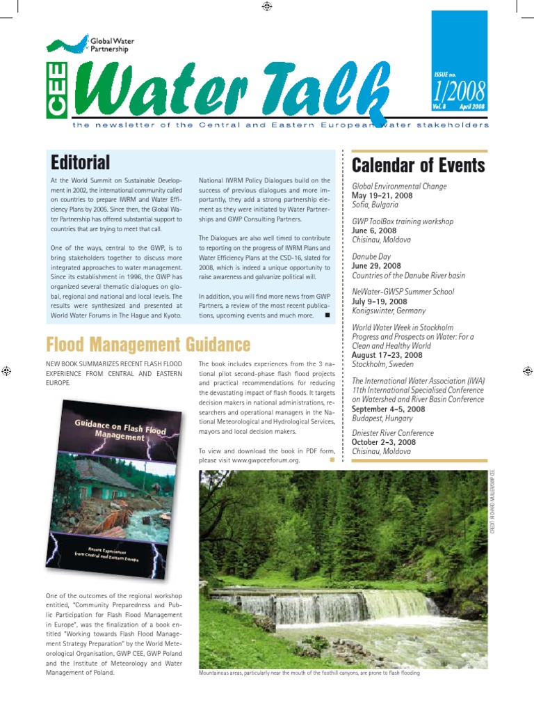 Water Talk 1/2008 | PDF | Water Resources | Sustainability
