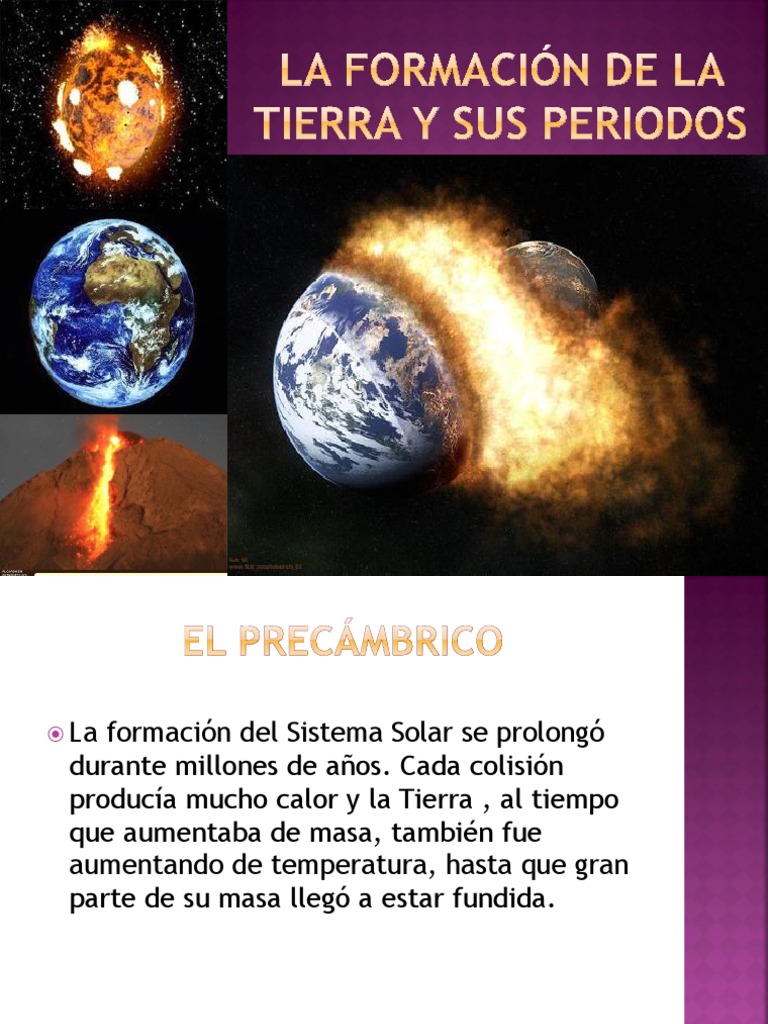 La formación de la tierra y sus periodos | Tierra | Manto (geología)