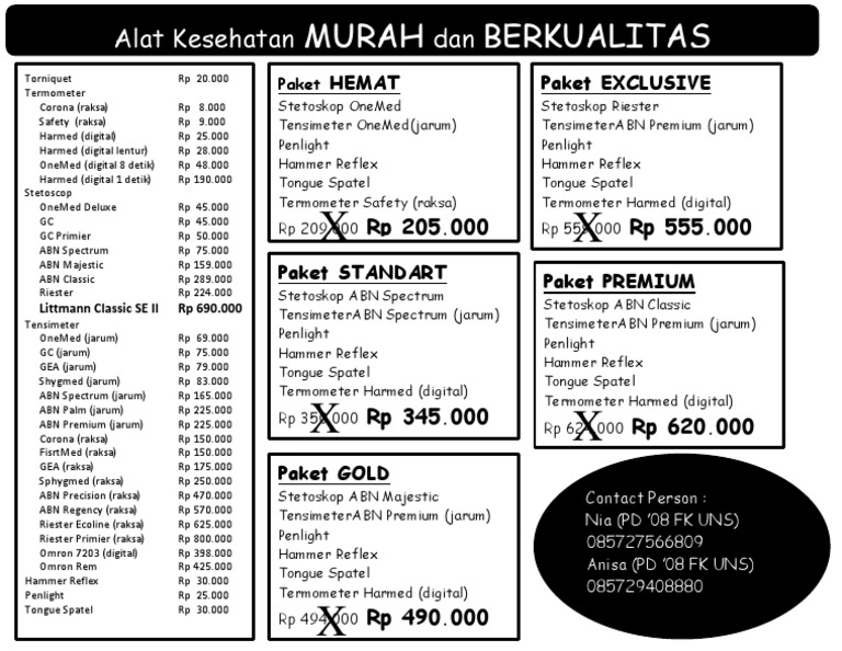Brosur Alat Kesehatan | PDF