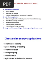 Overview of Solar Energy Systems | PDF | Solar Energy | Solar Power