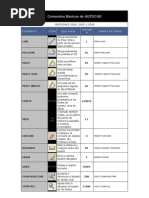 Comandos Básicos de AUTOCAD | PDF | Archivo de computadora | Informática