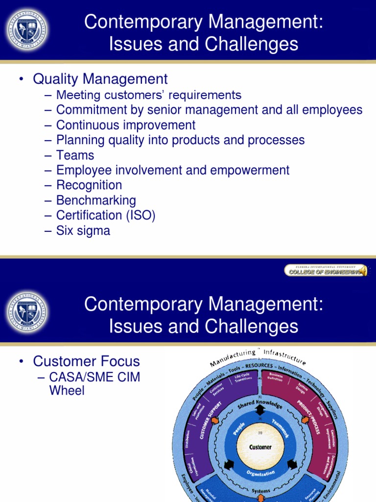 Contemporary Management Issues and Challenges1230 | PDF | Strategic ...