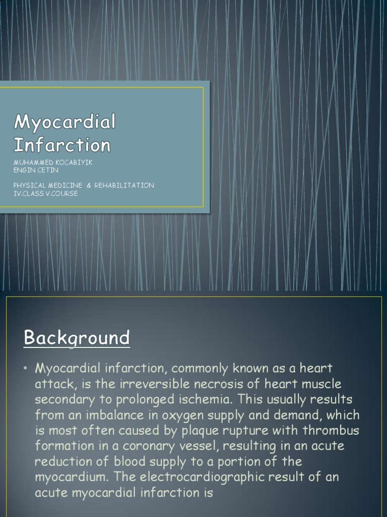 Myocardial Infarction | PDF | Coronary Circulation | Myocardial Infarction