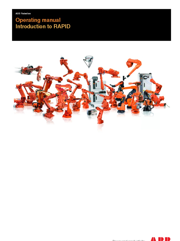 Introduction To RAPID - Operating Manual - ABB Robotics | PDF | Boolean Data Type | Subroutine