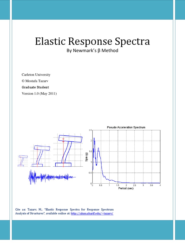 Elastic Response Spectra V1.0 2 | PDF | Applied And Interdisciplinary ...