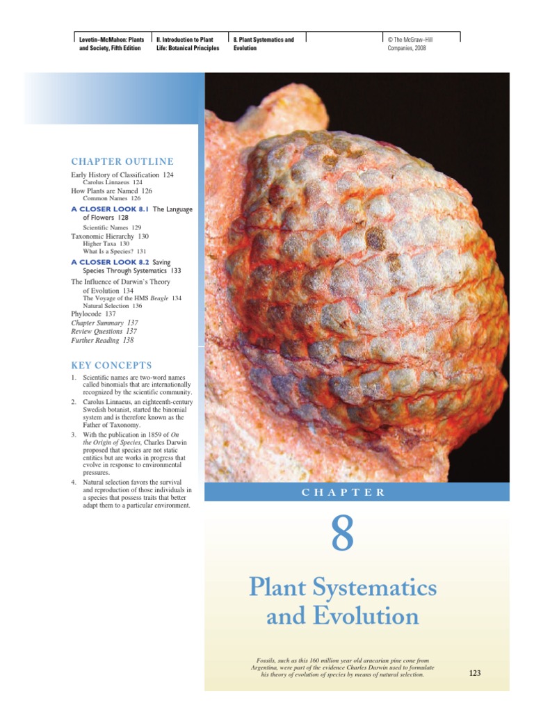 Plant Systematics and Evolution | PDF | Natural Selection | Charles Darwin