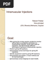 Intramuscular Injection Step by Step Final | PDF | Injection (Medicine)