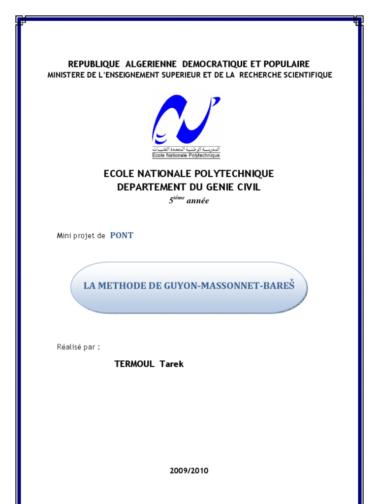 Méthode Guyon-Massonnet pour Ponts | PDF | Flexion (matériau) | Pont